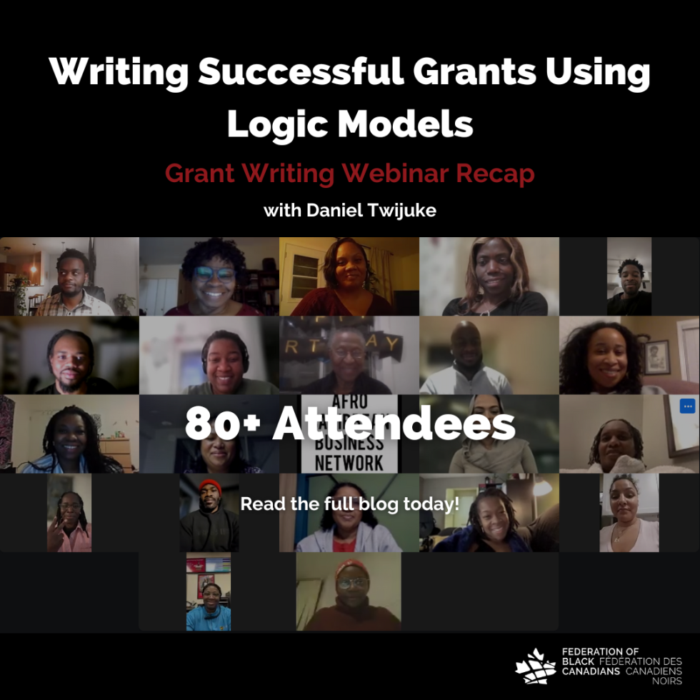 Grant Writing Webinar Recap Using Logic Models Federation Of Black