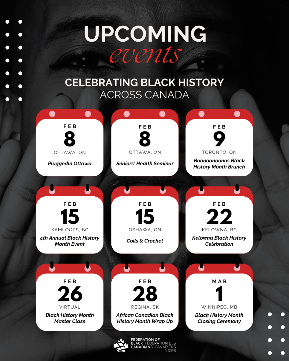 Black History Month Events to Celebrate Across Canada - Federation of ...