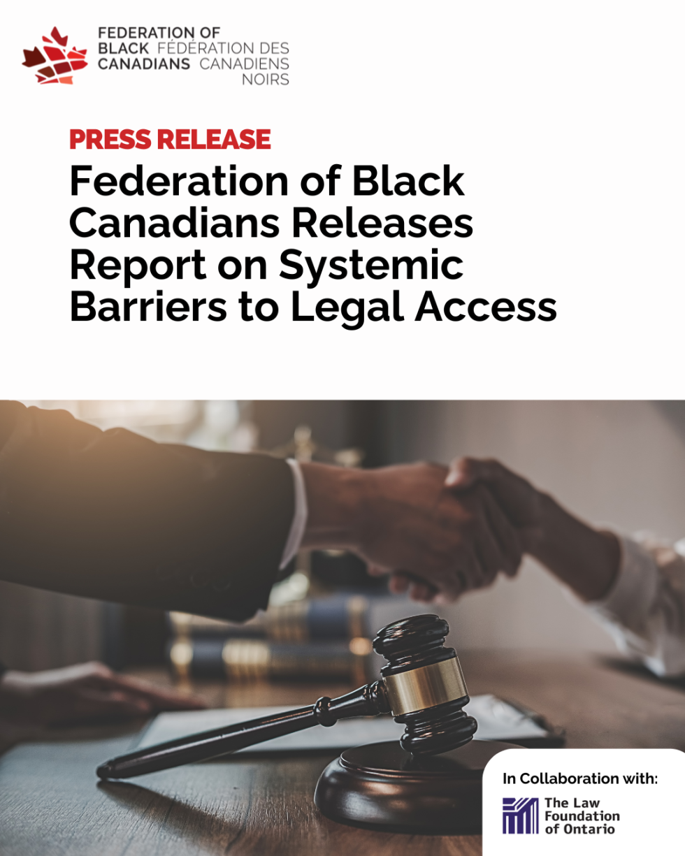 Federation of Black Canadians Releases Report on Systemic Barriers to ...